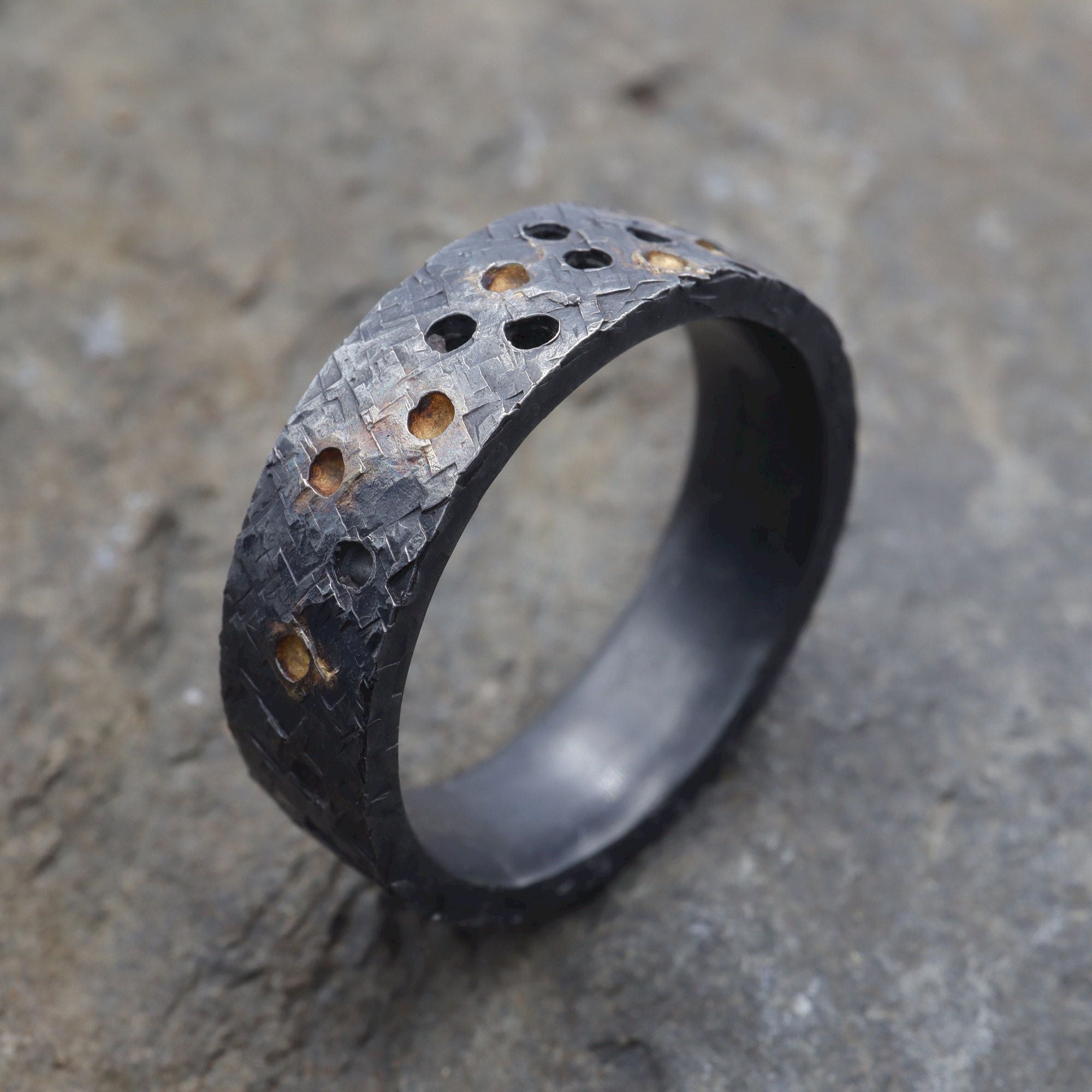 Black Designer Wedding Rings – Cumbrian Designs Jewellery